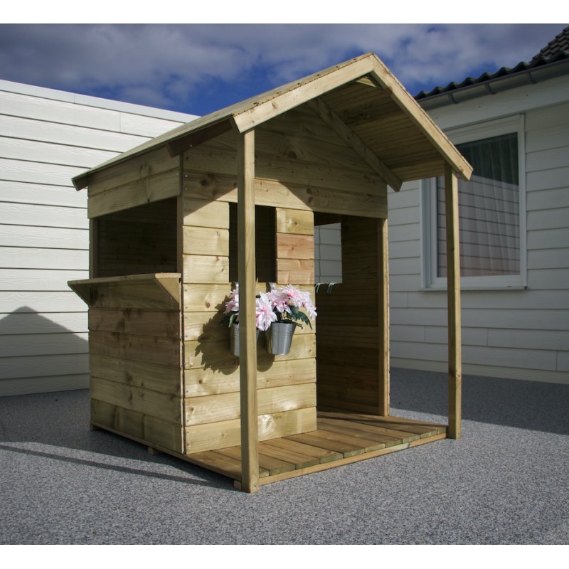 Maisonnette LUXE en bois pour enfants dès le première âge.